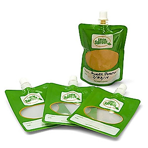 Baby Food Maker For Infants & Toddlers (11 Piece Set)- Make 4 6oz Food Squeeze Purees at Once w/ Fill Station, Pouches, Funnel, Tubes & Plunger- Dishwasher Safe & BPA Free for Homemade Semi-Solid Food