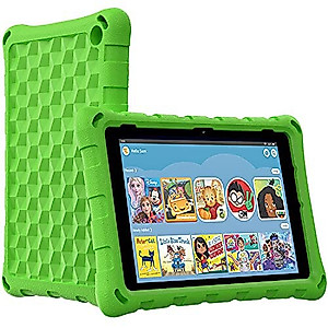 DJ&RPPQ New Tablet Kids Case for 1 0in Tablet Light Weight Shock Proof Kids Friendly Case Incompatible with Samsung iPad - Green