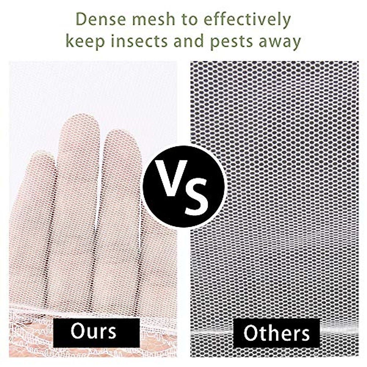 Onarway 3 Pack Food Covers 14 Inch Pop-Up Encrypted Mesh Plate Serving Tents, Fine Net Screen Umbrella for Outdoors, Parties, Picnics, BBQs, Reusable and Collapsible