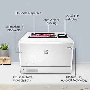 HP Color Laserjet Pro M454dn Printer (W1Y44A) (Renewed)