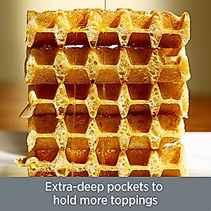 All-Clad Gourmet Digital Waffle Maker with Removable, Dishwasher-safe Plates. 4 slice, Silver