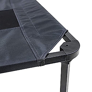 Lucky Dog 48'' Elevated Pet Bed Cot | Indoor & Outdoor Use | Gray