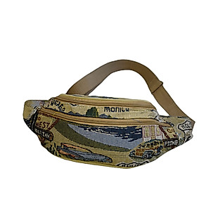 Karriage-Mate Cotton Canvas Tour Bag. Route 66-Theme