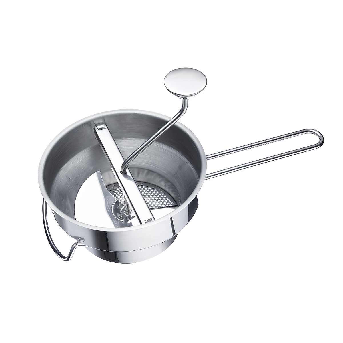 Westmark Straining Mill Finoletta, 15.6 x 8.1 x 7.8 inches, Stainless Steel