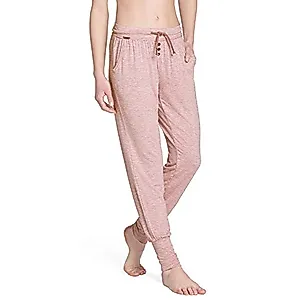 Jockey Women's Sleepwear Soft Serenity Modal Jogger, Pink Heather, S