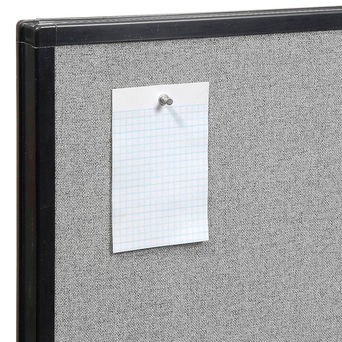 Global Industrial 60-1/4"W x 72" H Freestanding Office Partition Panel, Gray