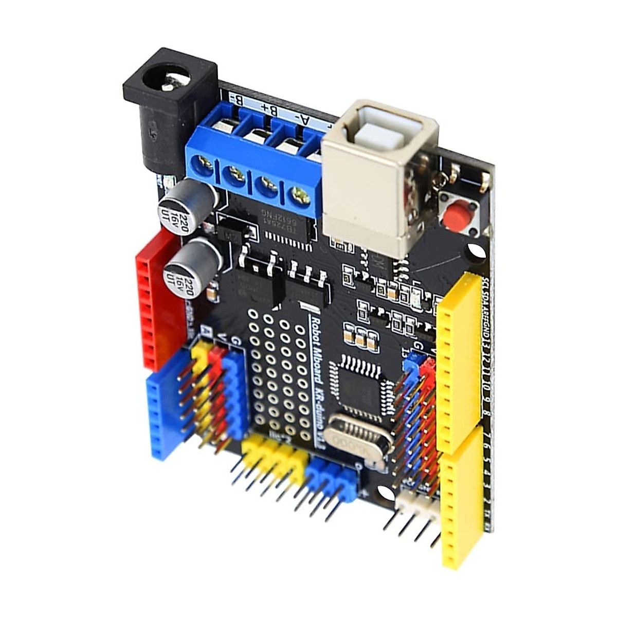 TB6612 Motor Drive Controller Board, 0.6A Dual DC Motor Driver Module MCU Micro Controller Board