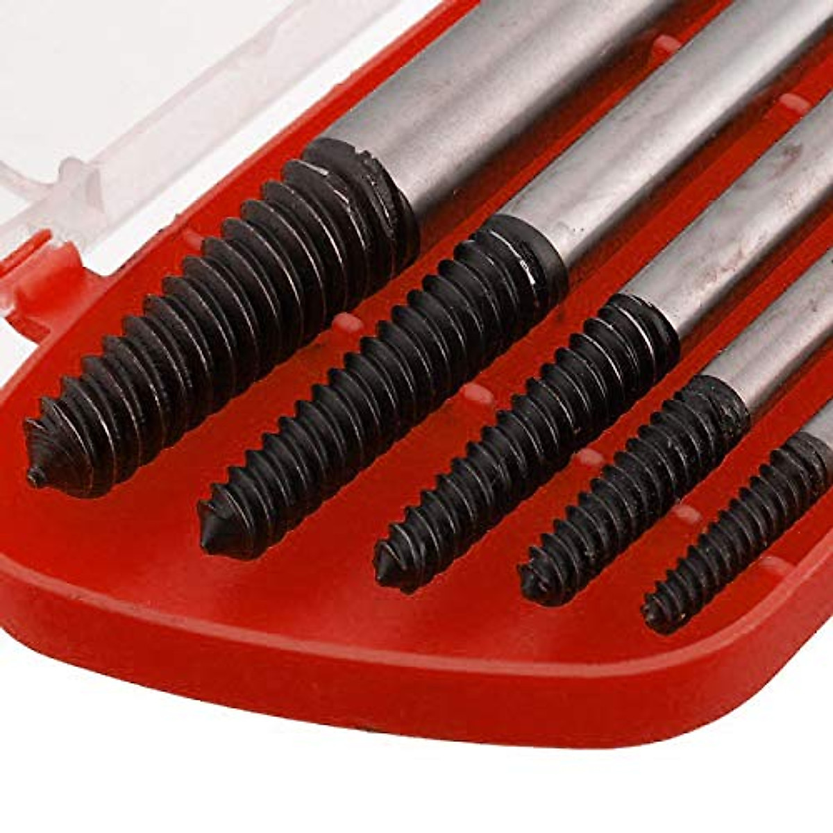 【The Best Deal】OriGlam 5PCS Screw Extractor Easy Out Set Drill Bits, Guide Broken Damaged Bolt Remover Tools Kit Set 3-9mm