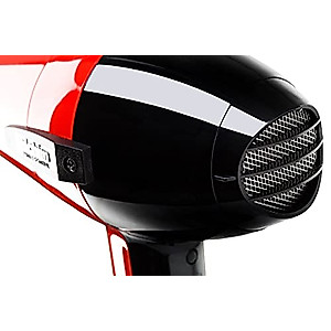 ELCHIM 2001 High Pressure Professional Hair Dryer - Red/Black , 1 Count (Pack of 1)