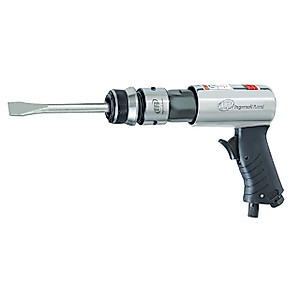 Chicago Pneumatic CP7115 Compact Air Powered Needle Scaler, 12 x 1/8", 4,000 BPM & Ingersoll Rand 114GQC Air Hammer - 3 PC Chisel Set with Tapered Punch, 2-5/8 Inch stroke, 3500 BPM, Gray