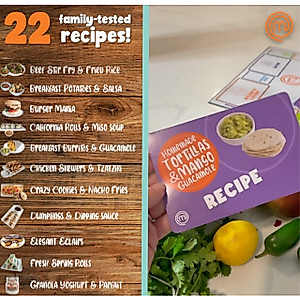 MasterChef Family Cooking Game. Turn Mealtime into Game Time! Ages 7+, Multicolor, 22 Family Tested Recipes