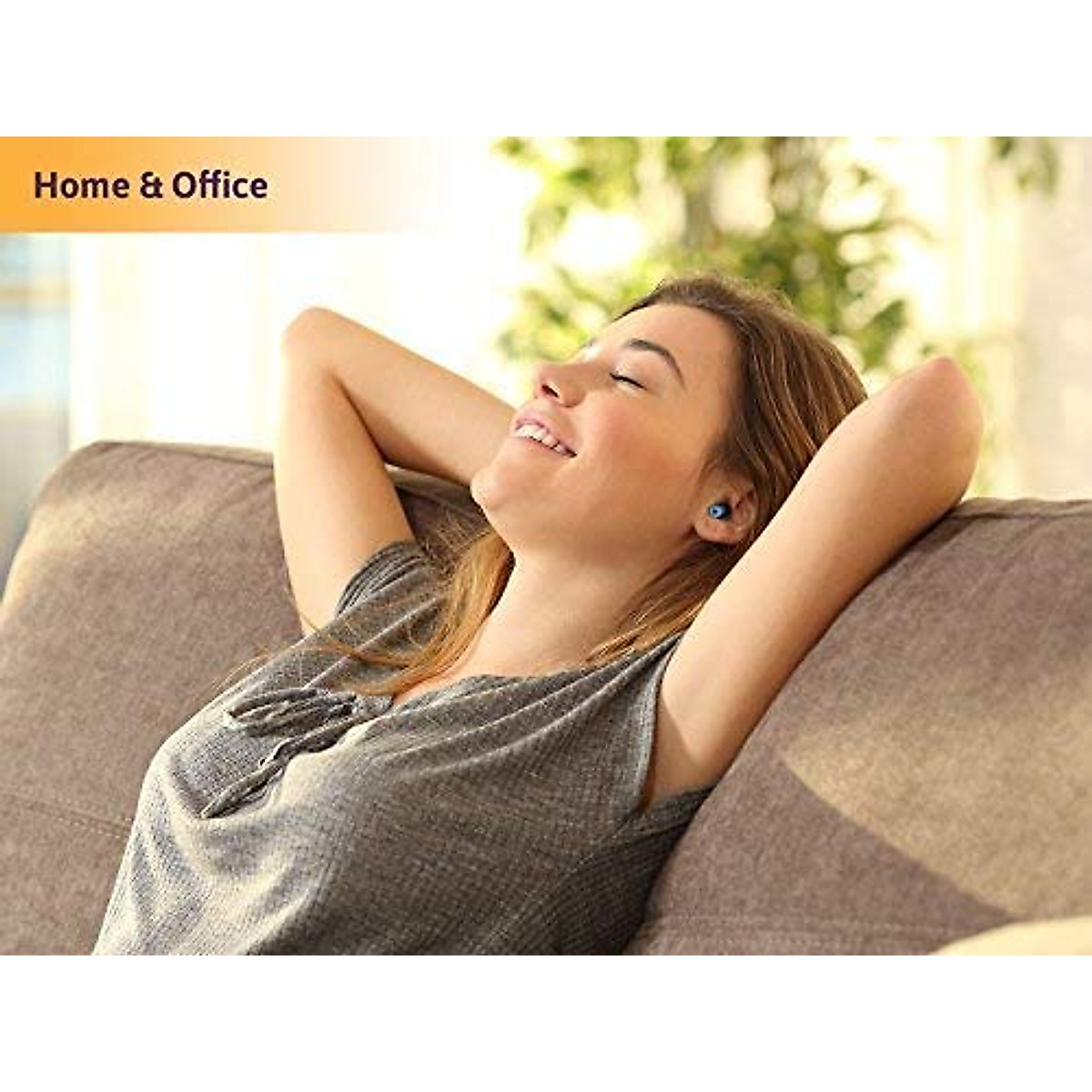 Reusable Silicone Ear Plugs - 2 Pairs - NRR 32, Waterproof, Hypoallergenic - Ultra Comfortable Noise Reduction Earplugs for Swimming, Concerts and Airplanes - Gift Travel Pouch