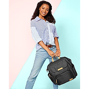 Simple Joys by Carter's Everyday Diaper Backpack, Black, One Size
