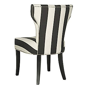 Safavieh Mercer Collection Carter Black/White Polyester Dining Chair