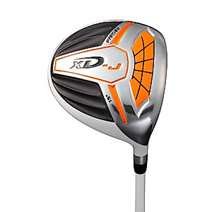 Remarkable Right Handed Junior Golf Club Set for Age 3 to 5 (Height 3' to 3'8") Set Includes: Driver (15"), Hybrid Wood (25*), 7 Iron, Putter, Bonus Stand Bag & 2 Headcovers