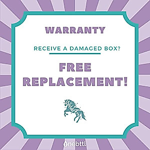 Onebttl Horse Bottle for Girls, Women, Insulated Stainless Steel Water Bottle, for Equestrian, Horse Lovers, Cowgirls, Perfect for Birthday, Back to School, Violet-Blue Gradient Glitter