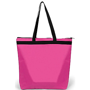 Fight Like a Girl How Strong We Are Darcey Tote Bag - Breast Cancer Survivor Gifts for Women - Pink Ribbon Awareness Accessories - Care Package Item for Chemo Patients - Pink