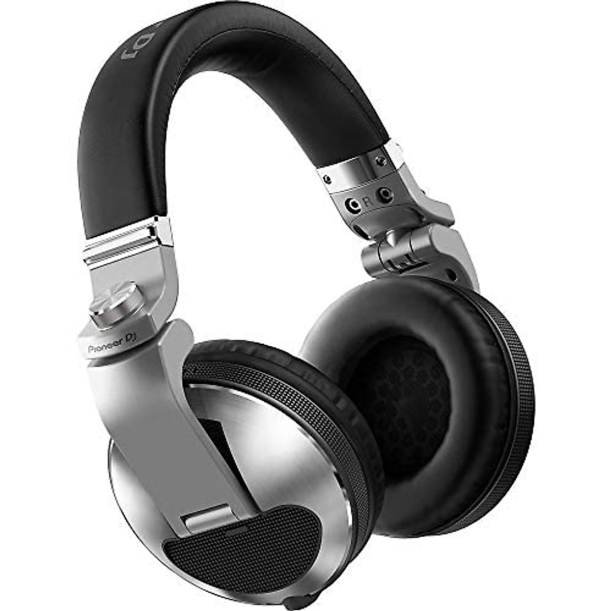Pioneer DJ HDJ-X10-S - Closed-back Circumaural DJ Headphones with 50mm Drivers, with 5Hz-40kHz Frequency Range, Detachable Cable, and Carrying Case - Silver