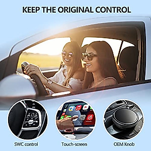 Geohyecc Wireless CarPlay Adapter for OEM Wired CarPlay Cars - 2023 Upgrade Apple CarPlay Dongle Convert Wired to Wireless, 5Ghz WiFi Plug & Play (Model Year: 2016 to 2023)