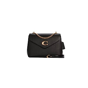 COACH Womens Tammie Shoulder Bag In Leather (IM/Black)