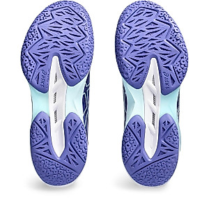 ASICS Women's Blast FlyteFoam 3 Volleyball Shoes, 10.5, Eggplant/Aquamarine