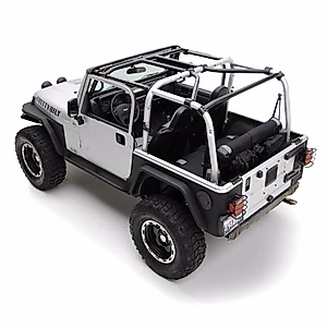 Smittybilt 76900 SRC Cage Kit for Jeep TJ - 7 Piece , Black