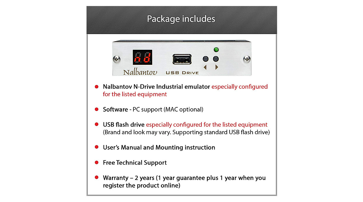 Nalbantov USB Floppy Drive Emulator for Industrial Equipment