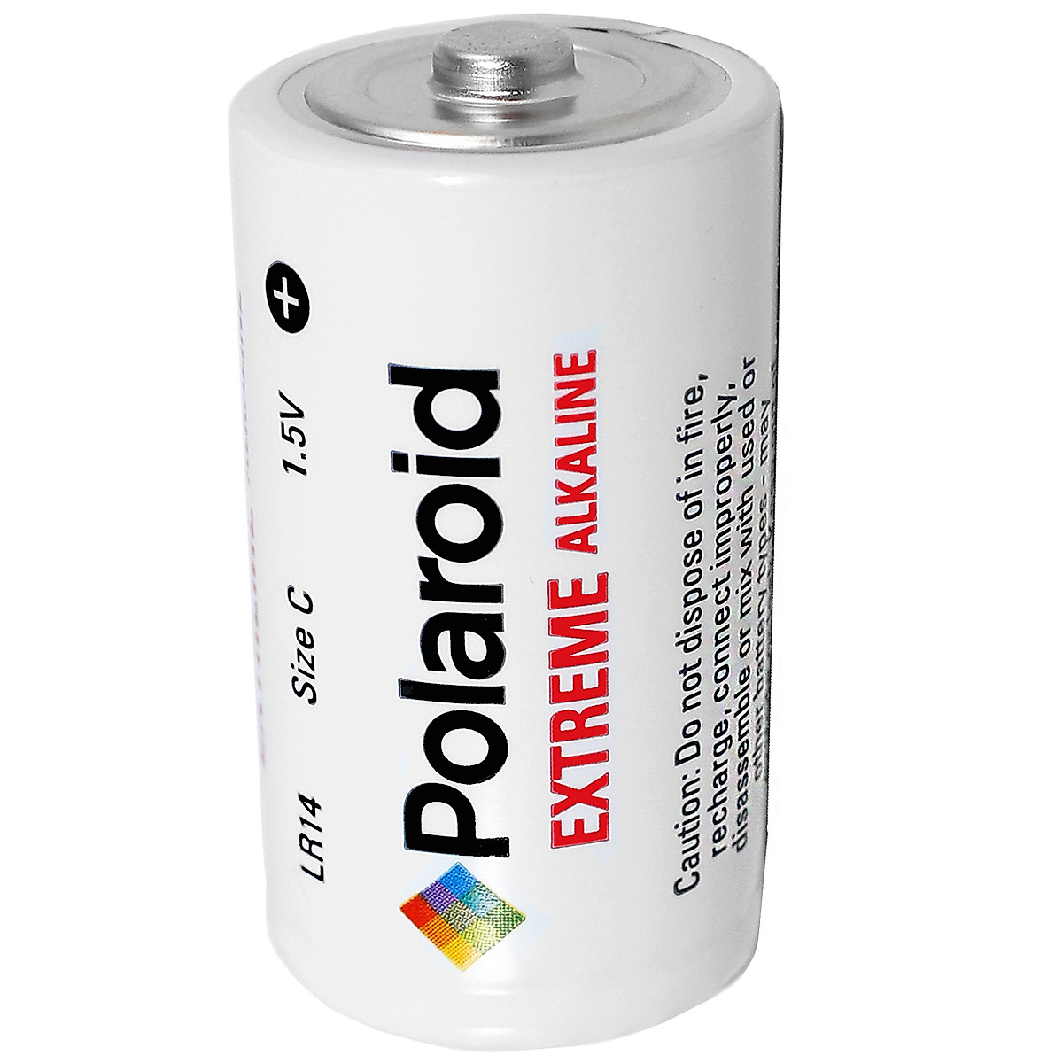 Polaroid Extreme C Cell Size Alkaline Batteries 1.5V LR14 (12-Pack)