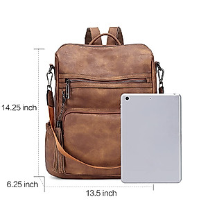 CLUCI Backpack Purse+Duffel Bag for Travel