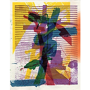 Brooklyn street shadow monoprint