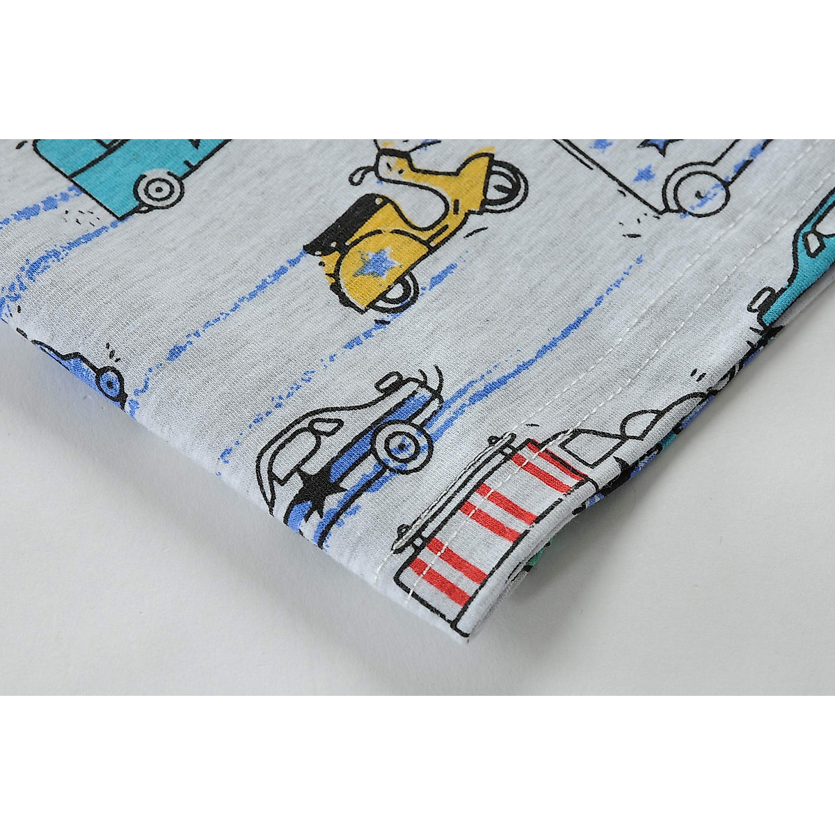 Little Boys Car Pajamas Toddler Boy Short Sleeve Cartoon Sport Short Sets 2 Years