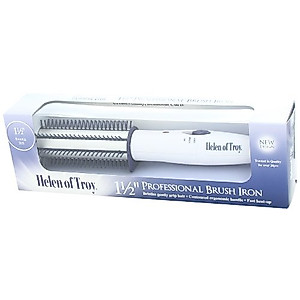 Helen of Troy 1514 Brush Iron, White, 1 1/2 Inches Barrel
