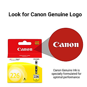 Canon CLI-226 YELLOW Compatible to iP4820,iP4920,iX6520,MG5120 CANON EXCLUSIVE,MG5320,MG5520,MG8120/MG6120,MG8220/MG6220,MX882,MX892/MX472 Printers