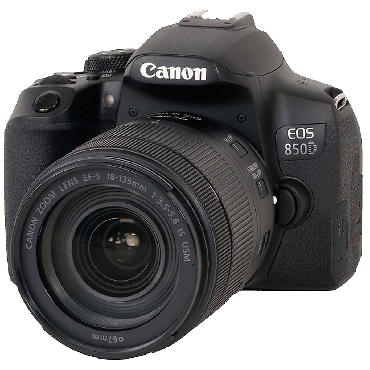 Canon EOS 850D (Rebel T8i) DSLR Camera w/ 18-135mm f/3.5-5.6 is USM Zoom Lens + 128GB Memory + Case + Tripod + Filters (34pc Bundle)