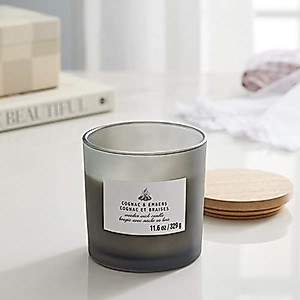 Michaels Bulk 8 Pack: Cognac & Embers Wooden Wick Jar Candle by Ashland®