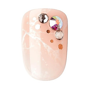 KISS imPRESS Press-On Manicure Fake Nails – My Worth, Short, Square, French, Easy Press On, Chip Proof, Smudge Proof, Waterproof, No Dry Time, Comfortable & Secure, Super Hold Adhesive | 30 Count