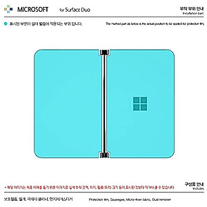 Muellery Healingshield Screen Protector Anti-Fingerprint Anti-Glare Matte Film Compatible with Microsoft Surface Duo [Back 1pc]