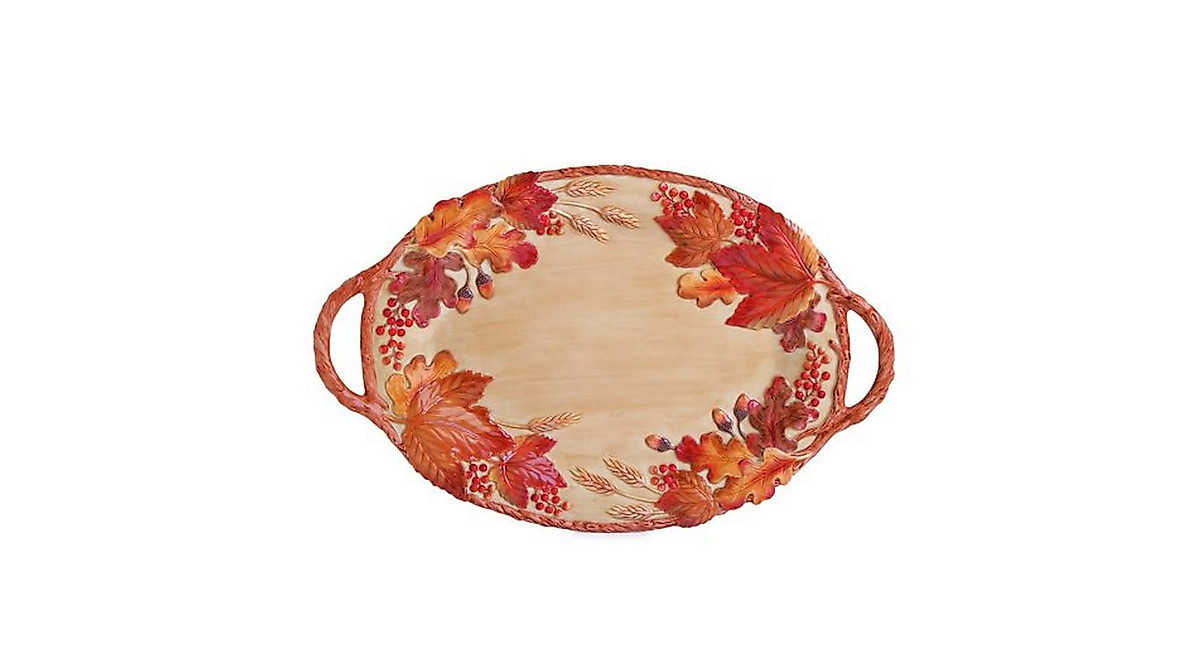 Harvest Collection Platter by Fitz & Floyd - Fall Season Serving Piece
