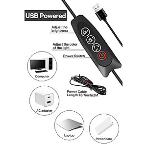Helping Hands Soldering Station, Third Hand Soldering Tool with 3X Magnifying Glass Dimmable LED, Flexible Helping Hands Soldering with 4 Flexible for Welding Repair Hobby DIY