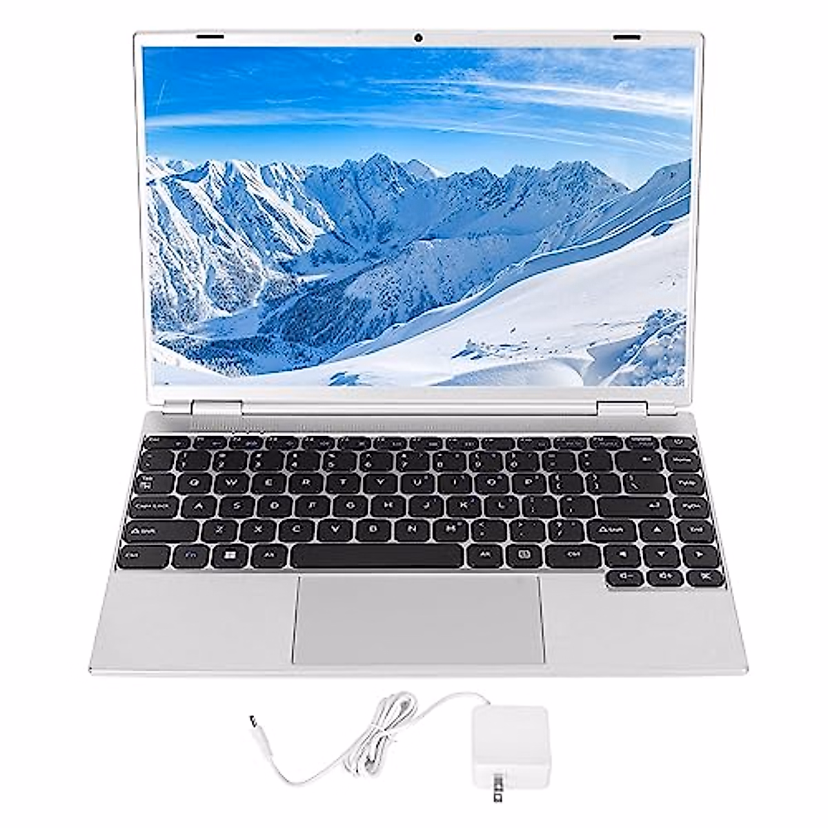 BROLEO Digital Laptop, 8GB RAM Business Laptop for Distance Learning for Recreation (US Plug 8G+512G)
