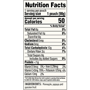 Golden Farms Tropical Pouches, Low Ingredient Healthy Snacks (Pack of 12), 100% Pure Fruit, No Added Sugar, Vegan, Gluten-Free, Kosher, Non-GMO Squeeze Pouch 3.17oz Each