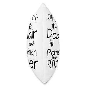 Funny Dog Owner Gifts & Dog Lover Gift Ideas Gift Pomeranian Lover Dog Mom Throw Pillow, 16x16, Multicolor