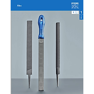 Pferd Paint Peeler with Plastic Holder, Milled Tooth File, 2 inch, Radially Cut Z3, 14014 – for Finishing The Smallest Painted Surfaces