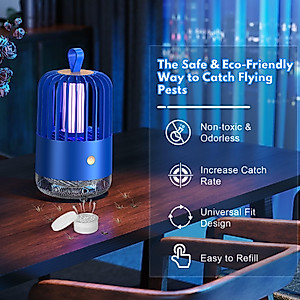 Meldoz Upgraded Octenol Pest Lures Lasts 90 Days, Biting Insect Attractant Refill Cartridge for Bug Zapper, Universal Fit (2 Pack)