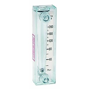 Dwyer Mini-Master Series MMA Flowmeter, Range 0.25-2.5 LPM Water