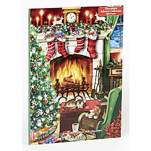 Vermont Christmas Company Cozy Christmas Chocolate Advent Calendar (Countdown to Christmas)