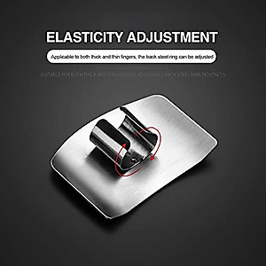 1 PCS Finger Guard for Cutting, Stainless Steel Finger Protector for Cutting Vegetables, Kitchen Tools Gadgets