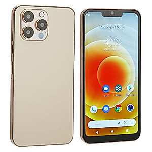 i13Pro Max 4G Smartphone for Android, 6.1 Inch IPS HD Screen Mobile Phone, 4GB+64GB Dual SIM Unlocked Cellphone, 5G Dual Band WiFi, 32MP+8MP Camera, Face ID, Fingerprint,4000mAh