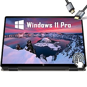 HP Envy Laptops 15.6inch Touchscreen 2023 - AMD Ryzen5 7530U - 32GB RAM - 1TB PCIe SSD - 360 Convertible - Windows11 Pro - Backlit Keyboard - Wi-Fi6E - USB C - Webcam - Business Laptop - HDMI Cable