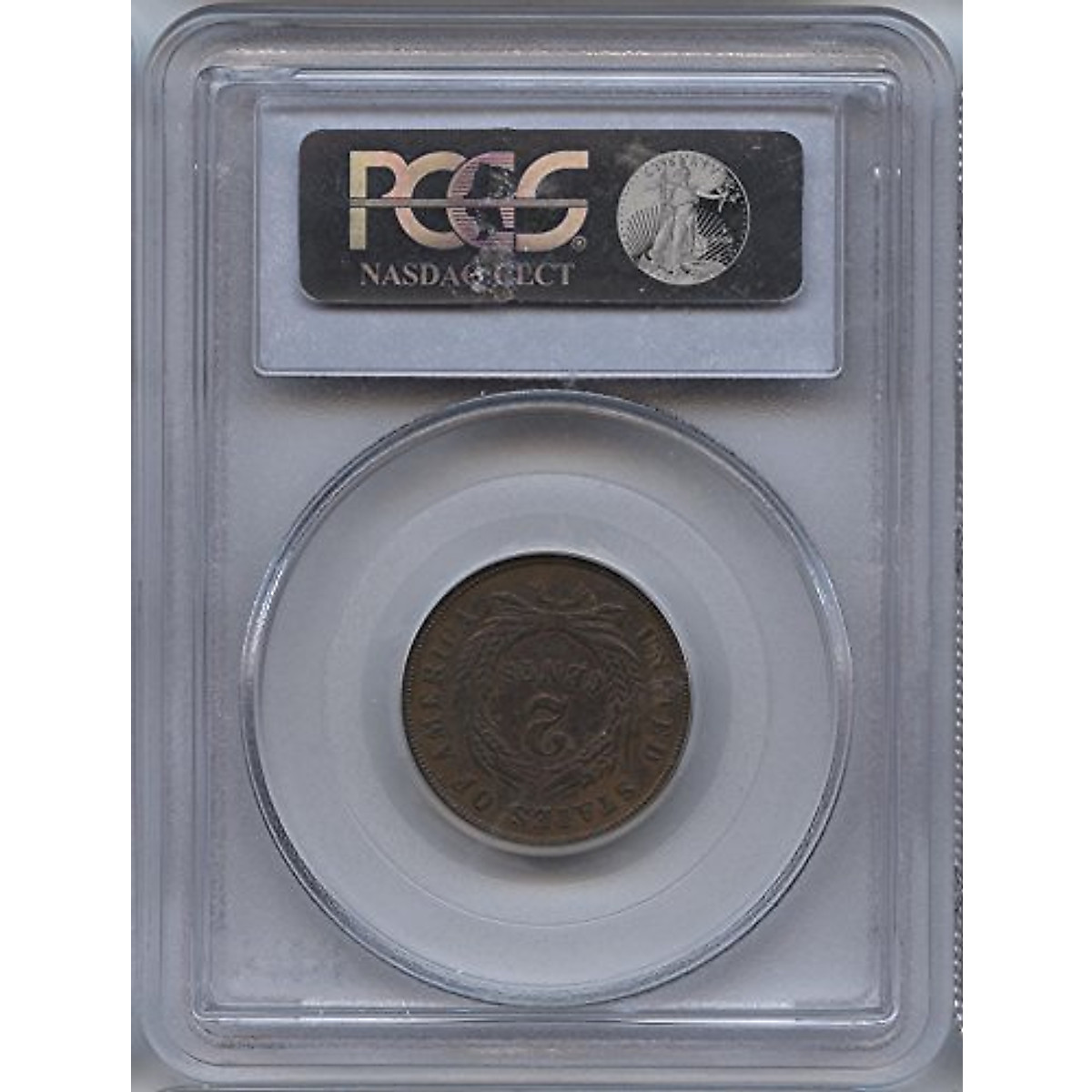 1864 Two-Cent Pieces Cent Genuine PCGS